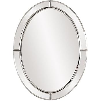 Amazon.com: Uttermost 12924 Annadel Oval Wall Mirror, Brown: Home & Kitchen