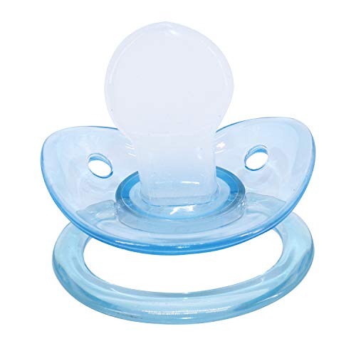Adult Sized Pacifier Candy Cute Baby Pacifiers (Transparent Blue ...