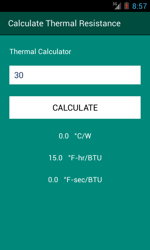 Calculate Thermal Resistance:Amazon.com:Appstore for Android