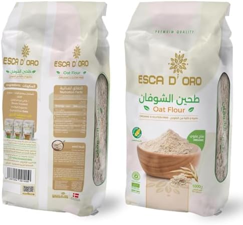 ESCA D'ORO Organic Oat Flour – Gluten Free Whole Grain Baking ...