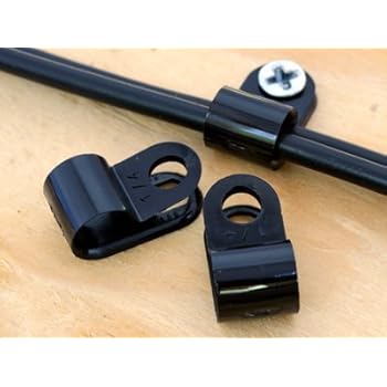 Amazon.com: Cable Clamp - 100 pack (1/2 inch, Black): Home Improvement