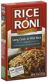 Amazon.com : Rice A Roni, Long Grain & Wild Rice, 4.3oz Box (Pack of 6 ...