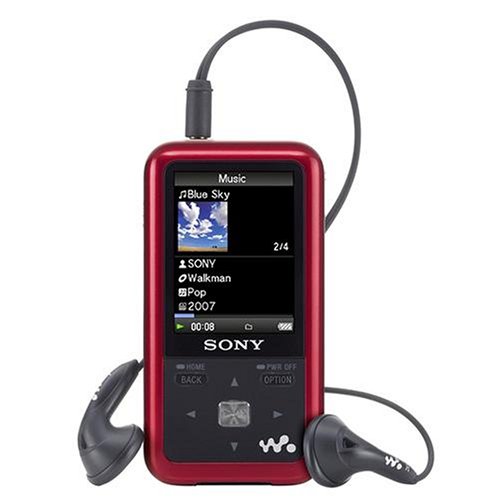 Sony Walkman NWZ S 616 FR Video-/MP3-Player 4 GB mit Radio rot: Amazon ...