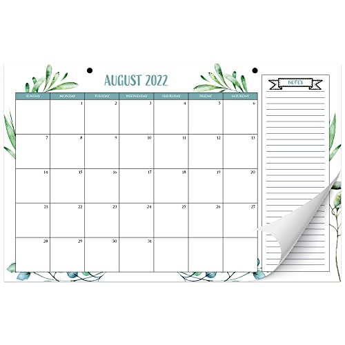 Aesthetic Greenery Desk Calendar - Runs From January 2022 until July ...