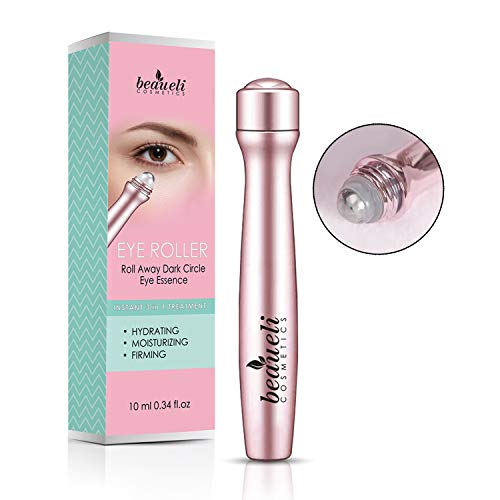Beaueli 2-in-1 Eye Serum & Eye Roller for Dark Circles and Puffiness ...