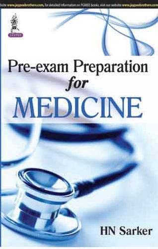 Pre-Exam Preparation For Medicine: Darker HN: 9789351525493: Books - Amazon