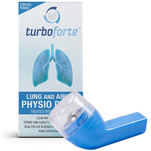 Turboforte Lung Expansion Mucus Relief Exerciser Flutter Valve Device ...