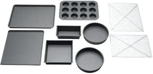 Amazon.com: Chicago Metallic 11-Piece Professional Bakeware Set: Home ...