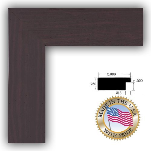 ArtToFrames 7x15 inch Rich Mahogany Frame Picture Frame, 2WOMFRBW74039 ...