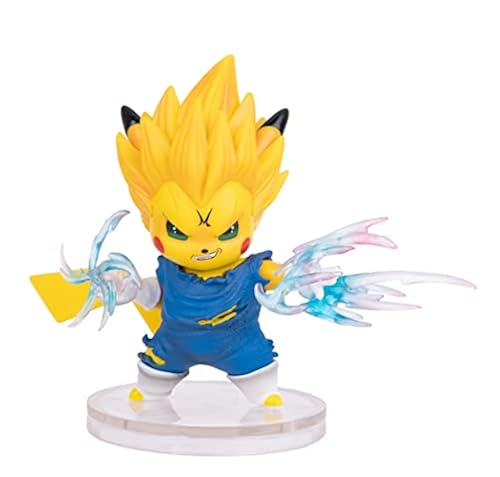 Majin Vegeta Pikachu Figure Statue Super Saiyan ssj2 DBZ Action Figure ...