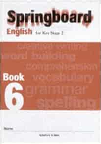 Springboard: A Series of English Workbooks (Springboard) (Bk. 6 ...