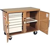 Knaack, 45, Jobsite Mobile Workbench, 46-1/4" W X 25" D X 37-1/2" H ...