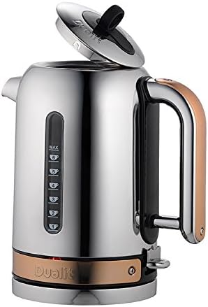Dualit Classic Kettle 72820 - Chrome with Copper Trim: Amazon.co.uk ...