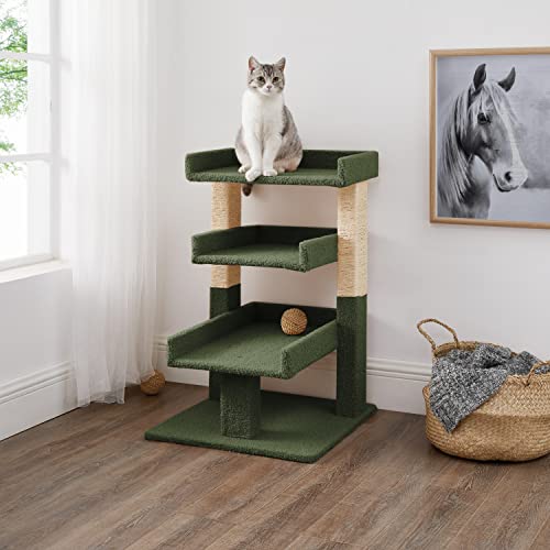 Naomi Home Nala Cat Tree for Large Cats, Cat Activity with Scratching ...