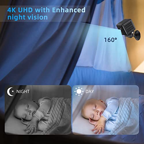 Ebarsenc Spy Camera Hidden Camera 4K Mini Security Camera/Wireless WiFi ...