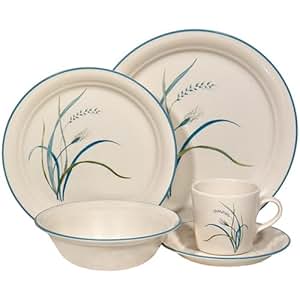 Amazon.com | Corelle Impressions 20-Piece Dinnerware Set, Service for 4 ...