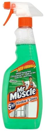 Mr Muscle 5in1 Window Cleaner 500 ml (Pack of 6): Amazon.co.uk: Health ...