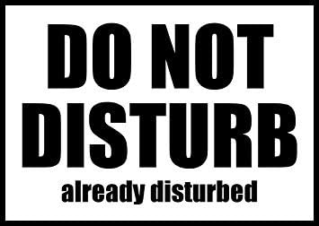 Amazon.com: CCI Do Not Disturb Already Disturbed Funny Decal Vinyl ...