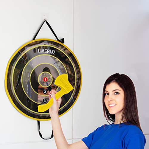 Limerlo Toy Foam Axe Throwing Game Set for Kids Adults with 30” Large ...
