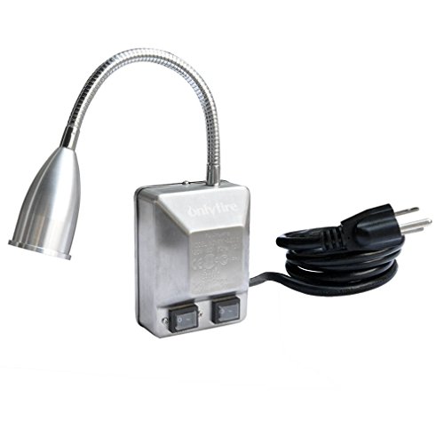 Buy Onlyfire Heavy Duty Stainless Steel Grill Rotisserie Motor with LED ...