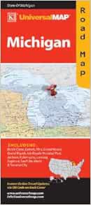 Michigan State Folding Map: Universal Map: 9780762565870: Amazon.com: Books