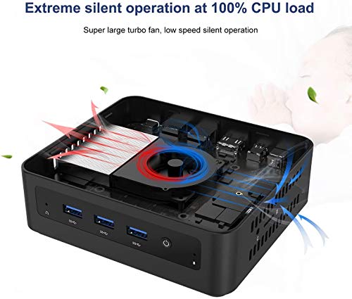 U820 Mini PC Core i5-8279U 4C/8T Mini Computer, DDR4 16GB RAM+512GB SSD ...