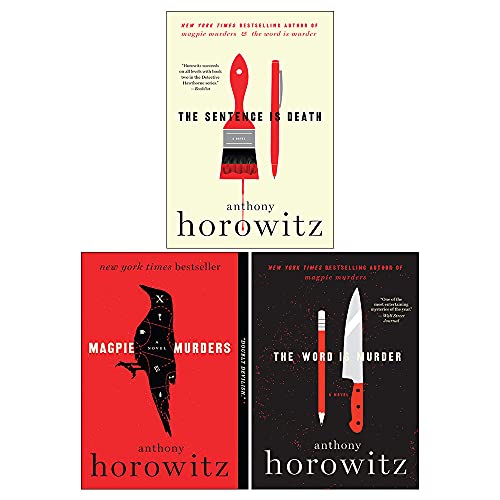 Anthony Horowitz Collection 3 Books Set (The Word Is Murder, Magpie ...