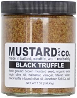 Mustard and Co. - Black Truffle Gourmet Mustard - 7oz Jar | Pricepulse