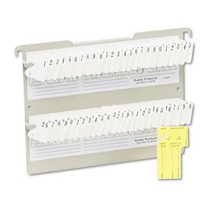 Amazon.com: Buddy Products Hanging File Key Caddy, Steel, 1.125 x 9.25 ...