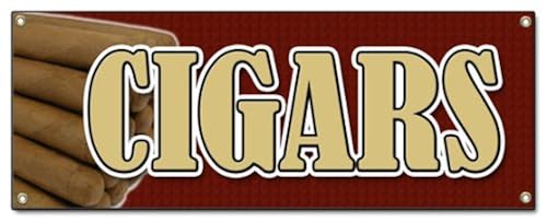 Cigars Banner Sign Cigar Shop humidor Cuban cigarra cicada Signs in ...
