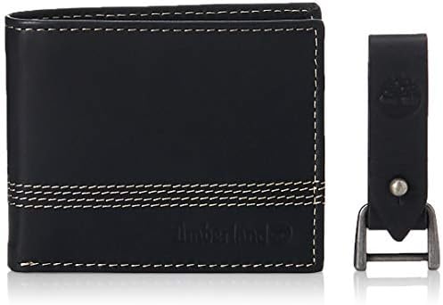 Timberland Men's Leather Slimfold Wallet with Matching Fob Gift Set ...