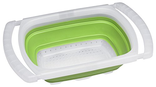 Progressive International Prepworks Collapsible Over the Sink Colander ...