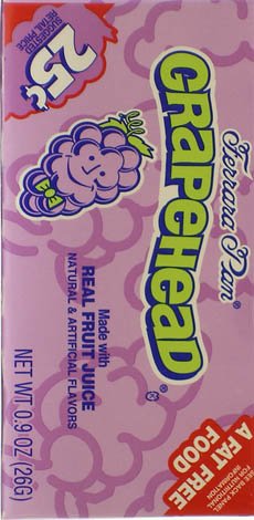 041420003455 UPC - Grapehead 0.9oz (23g) | UPC Lookup