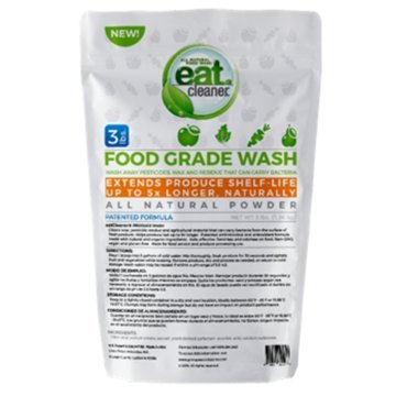Eat Cleaner Fruit and Vegetable Wash Powder Washes up to 3000 LBS of ...