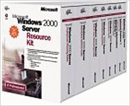 Microsoft Windows 2000 Server Resource Kit (It-Resource Kit): Amazon.co.uk: Microsoft ...