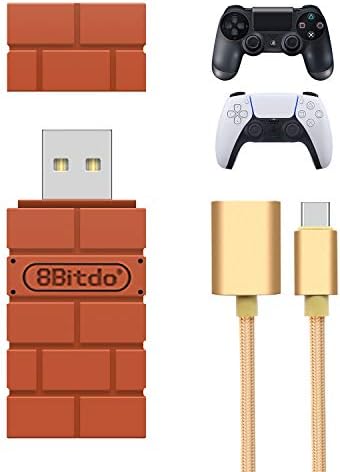 FastSnail 8Bitdo Wireless Controller Adapter Converter Compatible with Nintendo Switch, for ...