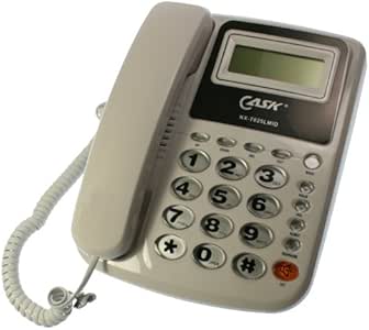 Teléfono de sobremesa digital con identificador de llamada y teclas ...