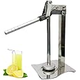 Amazon.com: Lemon Juicer Stainless Steel Press Handled Manual Juicer Lemon Lime Squeezer Lemon ...