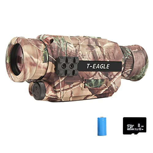 T-Eagle Night Vision Monocular,Camouflage Infrared Camera 8X35 HD ...