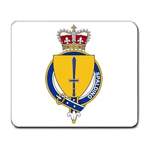 Amazon.com : Spalding Scotland Family Crest Coat of Arms Mouse Pad ...