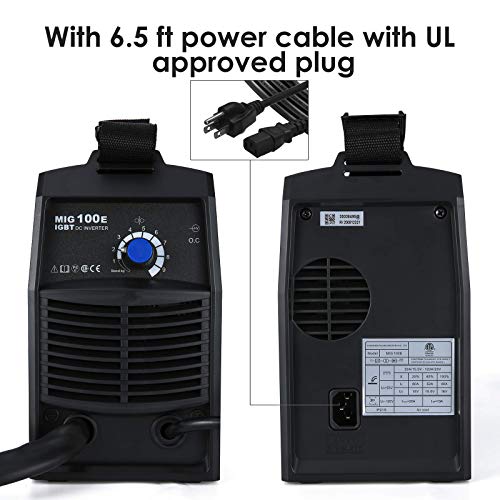 RILAND MIG Welder, MIG Welding Machine, Automatic Wire Feed Welder, Flux Cored Welding Machine ...