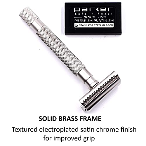 Parker Safety Razor, Semi Slant Safety Razor and 5 Parker Premium ...