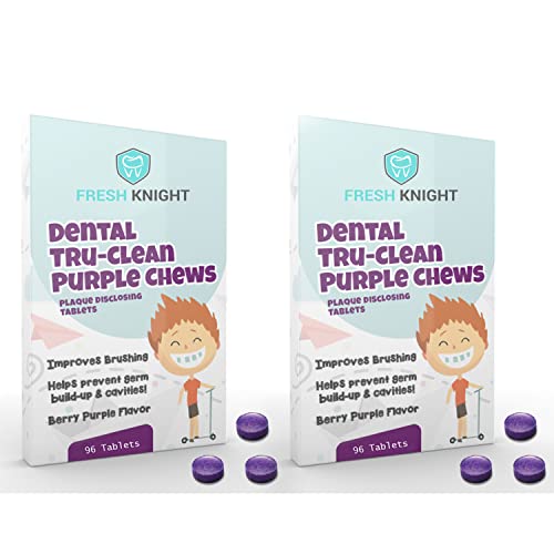 Plaque Disclosing Tablets for Teeth, 96 Count, Dental Disclosing ...