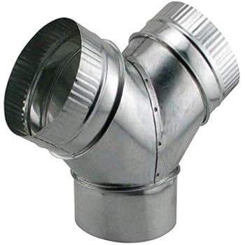 6" x 6" x 6" Sheet Metal Duct Wye Branch HVAC - - Amazon.com