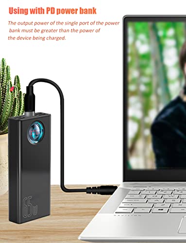 5ft PD USB Type C Male Input to DC 5.5 x 2.1mm Male Power Charging ...