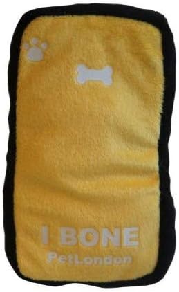 PetLondon Smart Phone Soft Plush Puppy Dog Toy iBone, 6″ Realistic Dog ...