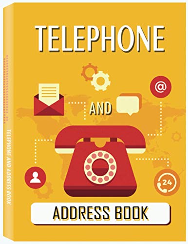 Telephone and Address Book: Large Print Phone Book & Adresses Book with ...