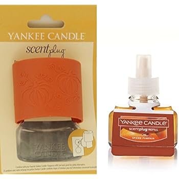 Amazon.com: Yankee Candle Pumpkins Scent-Plug Diffuser Base with SPICED ...