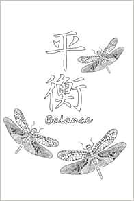 Balance: Japanese Kanji Symbol 150 Pages Lined Journal / Notebook ...