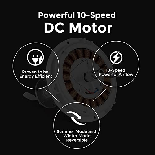 Carro Modern Indoor/Outdoor Smart ceiling fan 56" 3 Blade with remote ...